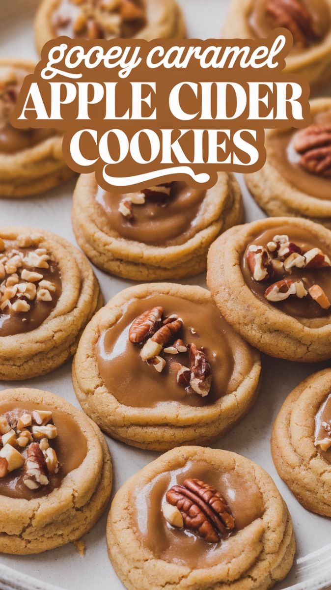 Caramel Apple Cider Cookies | Where Tiana Travels
