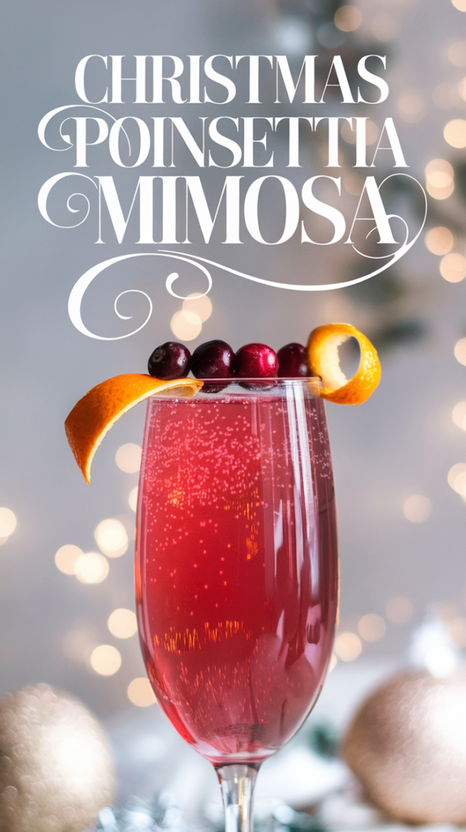 Christmas Poinsettia Mimosa | Where Tiana Travels