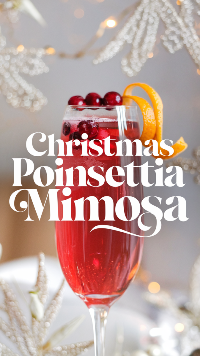 Christmas Poinsettia Mimosa | Where Tiana Travels