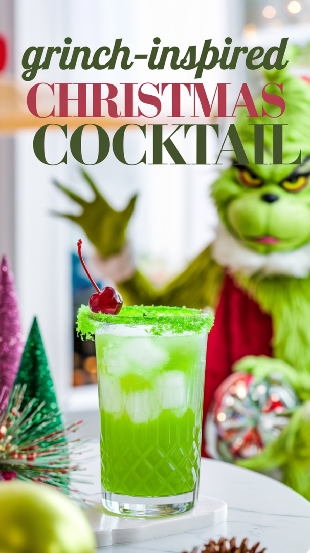 The Grinch Cocktail | Where Tiana Travels
