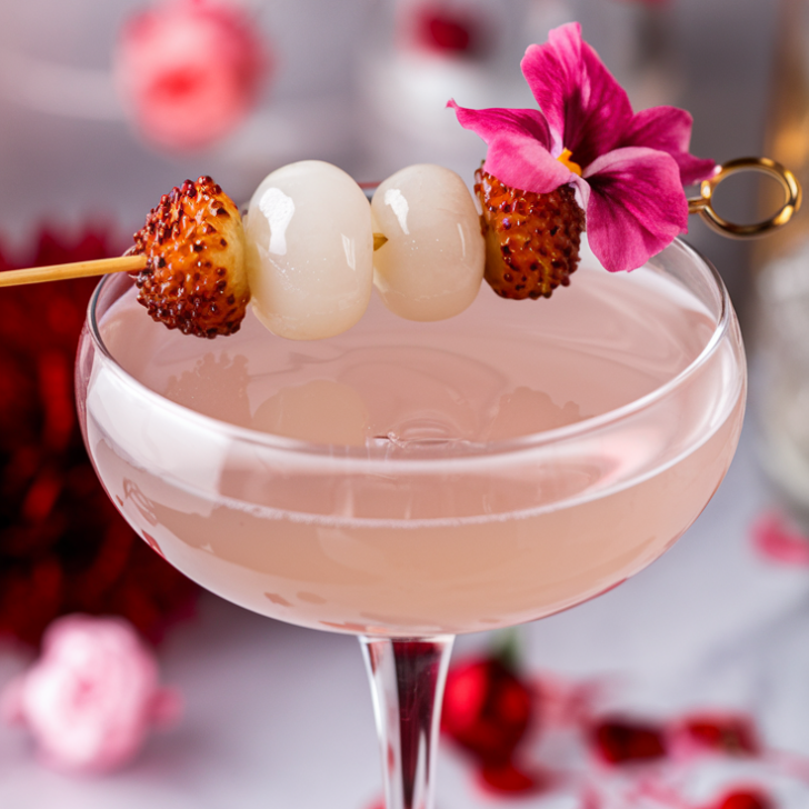 Lover’s Lychee Martini | Where Tiana Travels