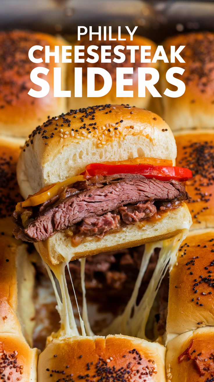 Philly Cheesesteak Sliders | Where Tiana Travels