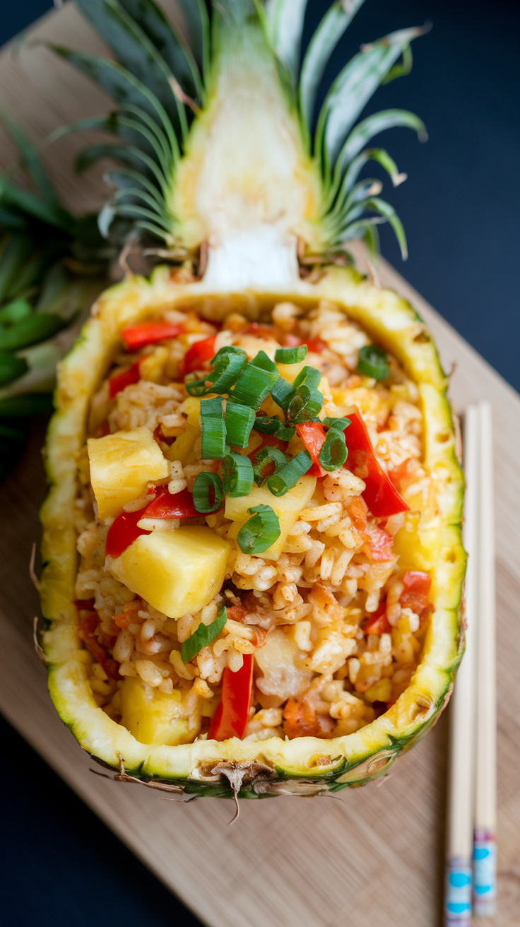 Pineapple Fried Rice | Where Tiana Travels