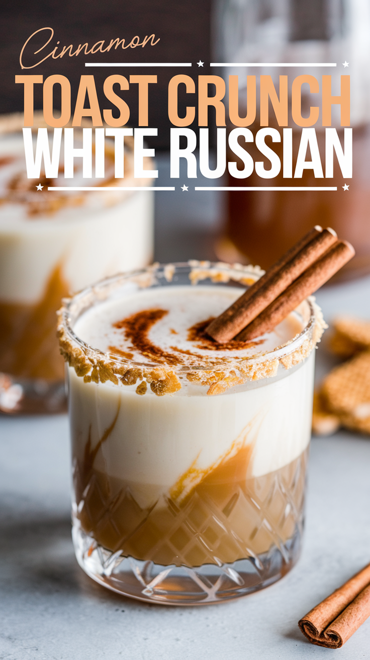 Cinnamon Toast Crunch White Russian | Where Tiana Travels