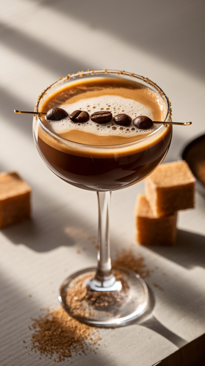 Brown Sugar Espresso Martini | Where Tiana Travels