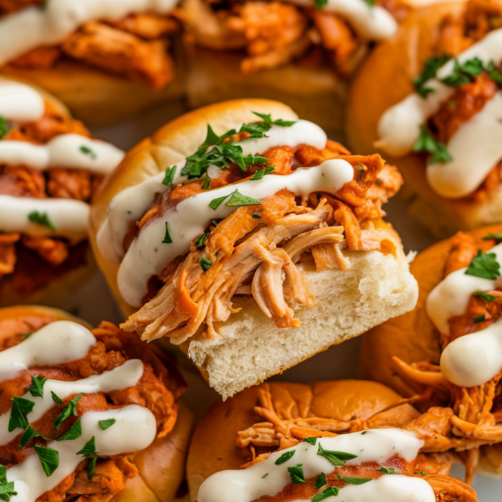 Buffalo Chicken Sliders | Where Tiana Travels