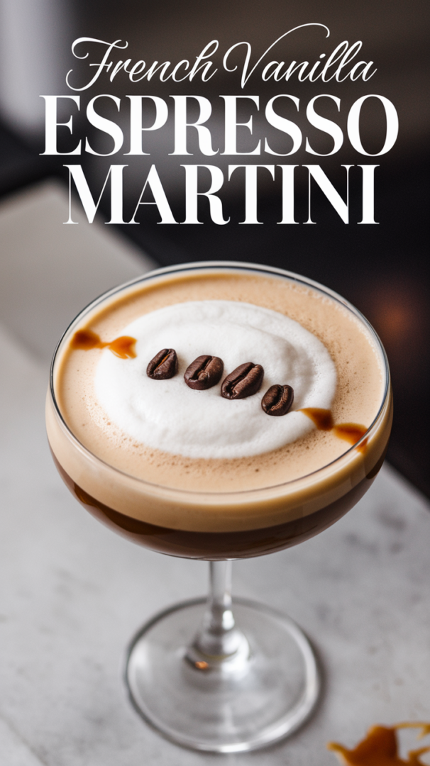 French Vanilla Espresso Martini | Where Tiana Travels