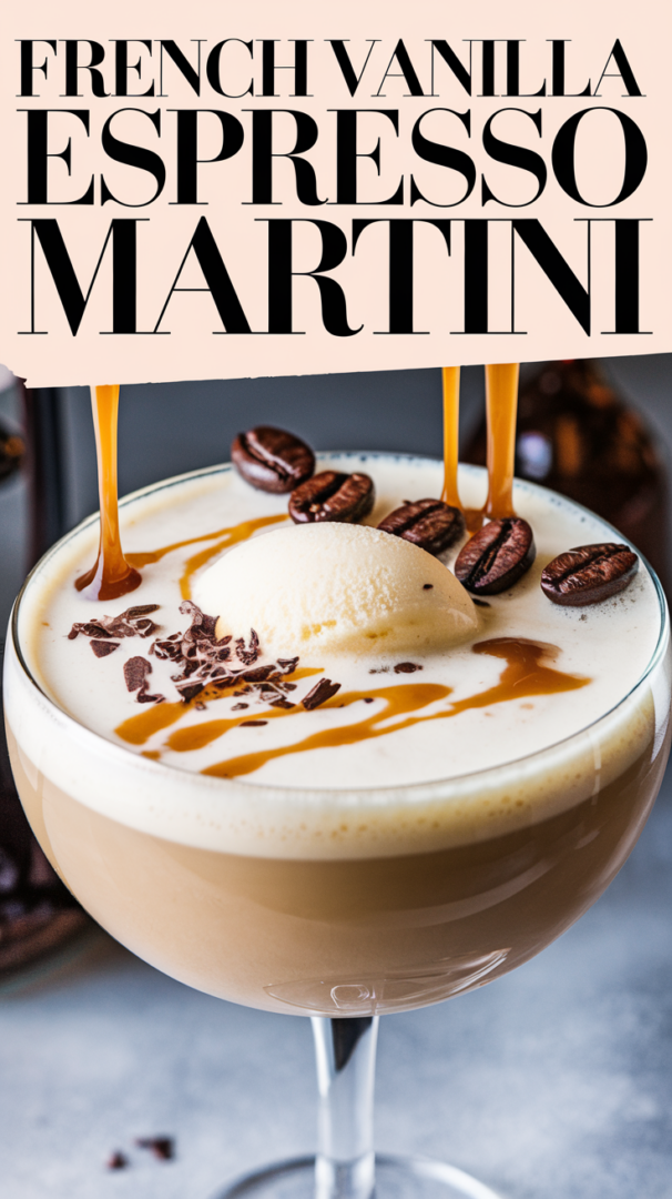French Vanilla Espresso Martini | Where Tiana Travels