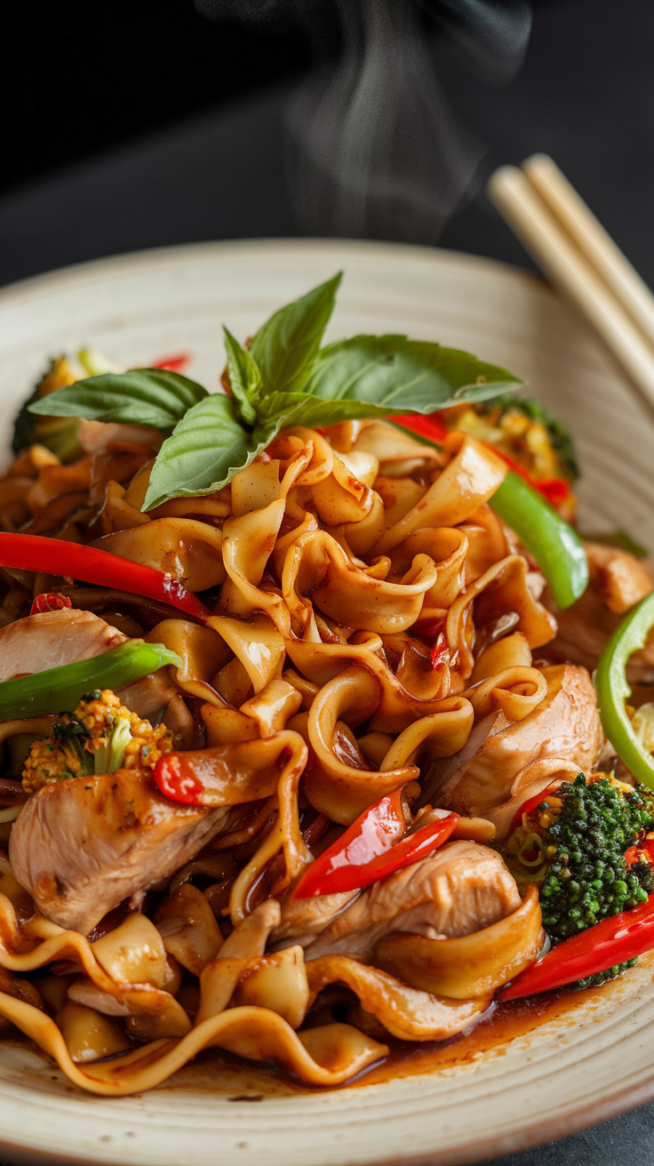 Thai Drunken Noodles | Where Tiana Travels