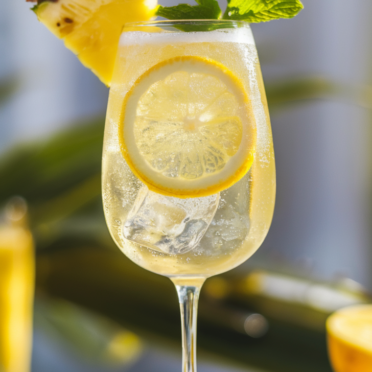 Pineapple Limoncello Prosecco | Where Tiana Travels