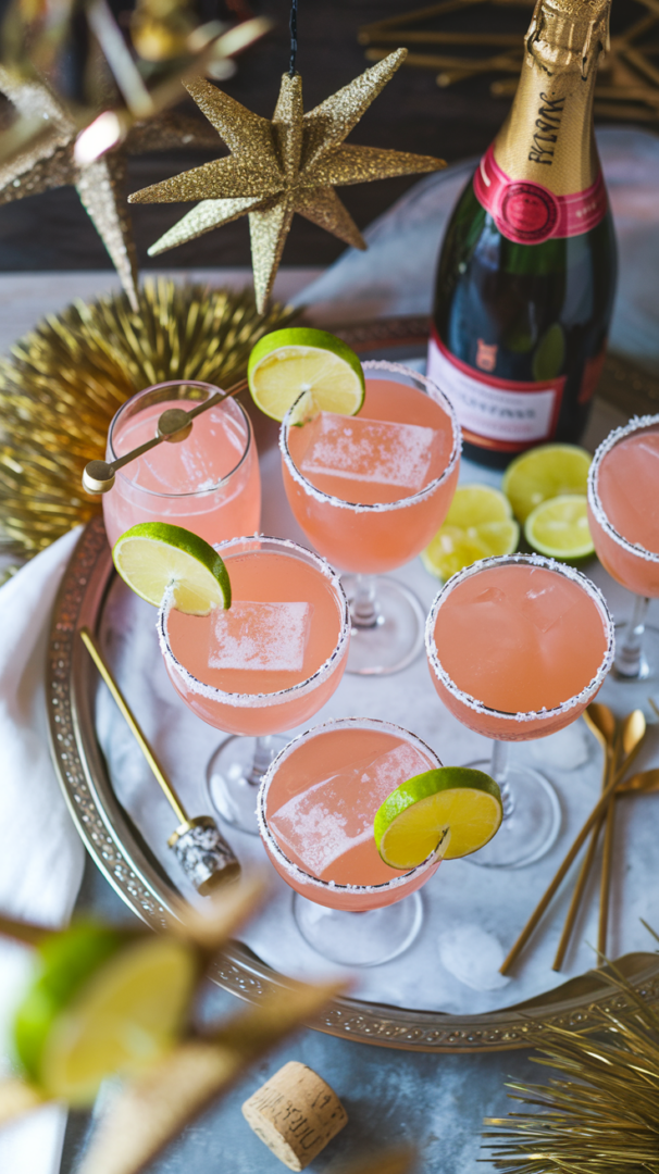 Pink Champagne Margarita | Where Tiana Travels