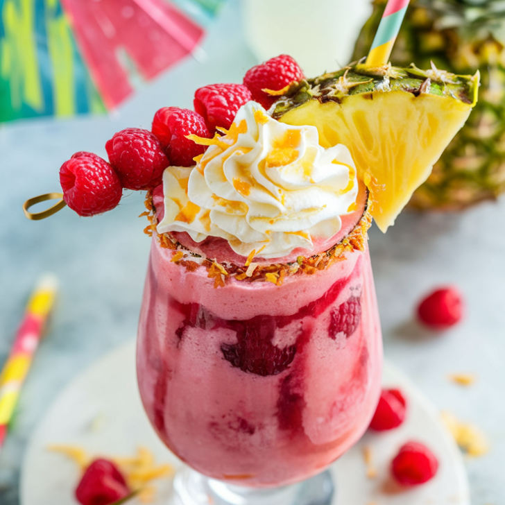Raspberry Piña Colada | Where Tiana Travels