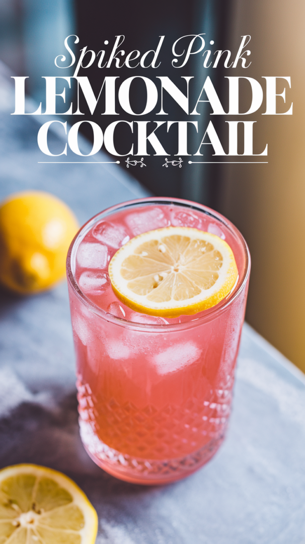 Spiked Pink Lemonade Cocktail | Where Tiana Travels