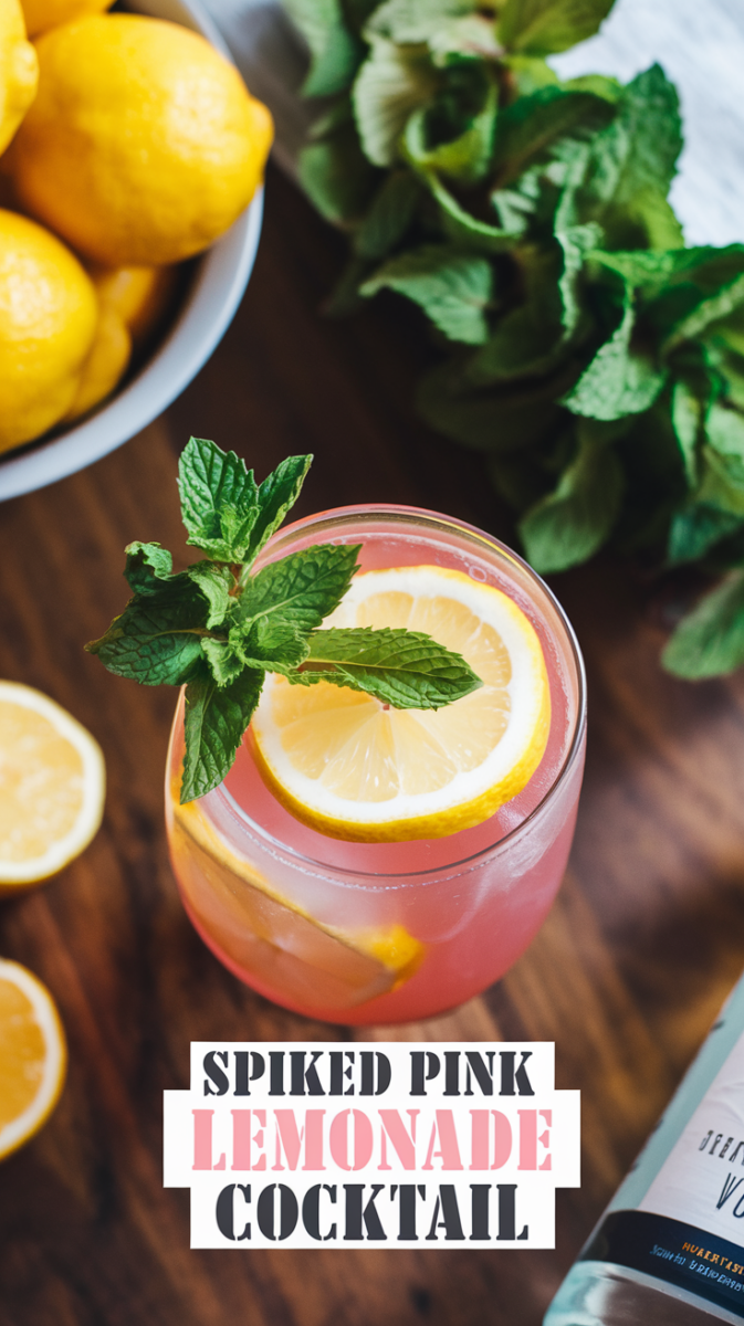 Spiked Pink Lemonade Cocktail | Where Tiana Travels