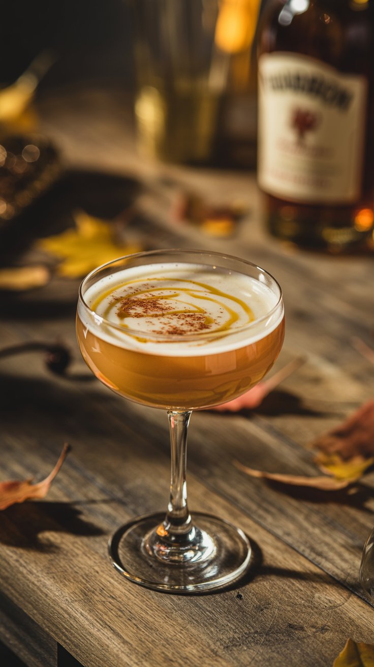Brown Butter Bourbon Cider Flip | Where Tiana Travels